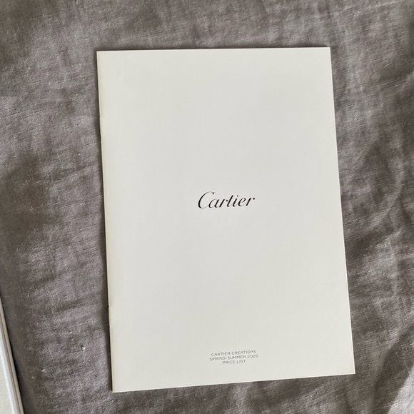 Cartier | Other | Limited Edition Cartier Hard Cover Canvas Bound ...